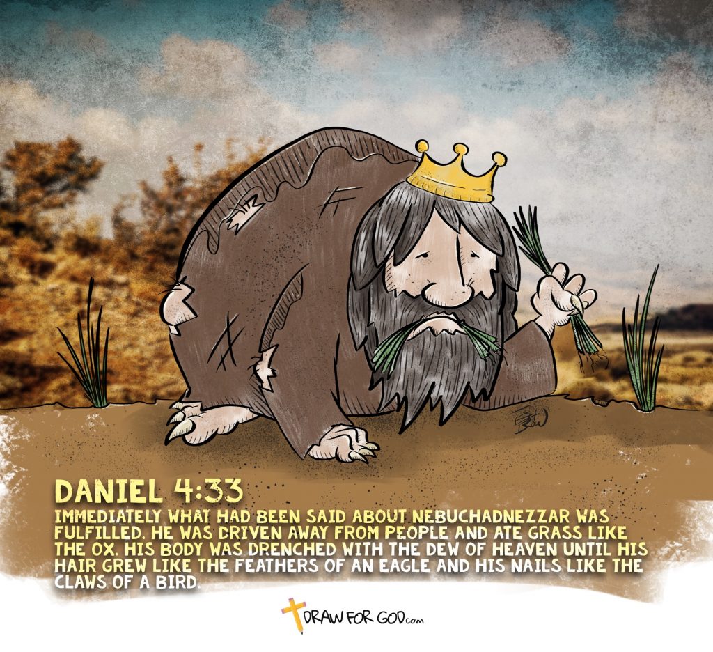 Spiritual Time-out - King Nebuchadnezzar Cartoon - Book of Daniel Comic