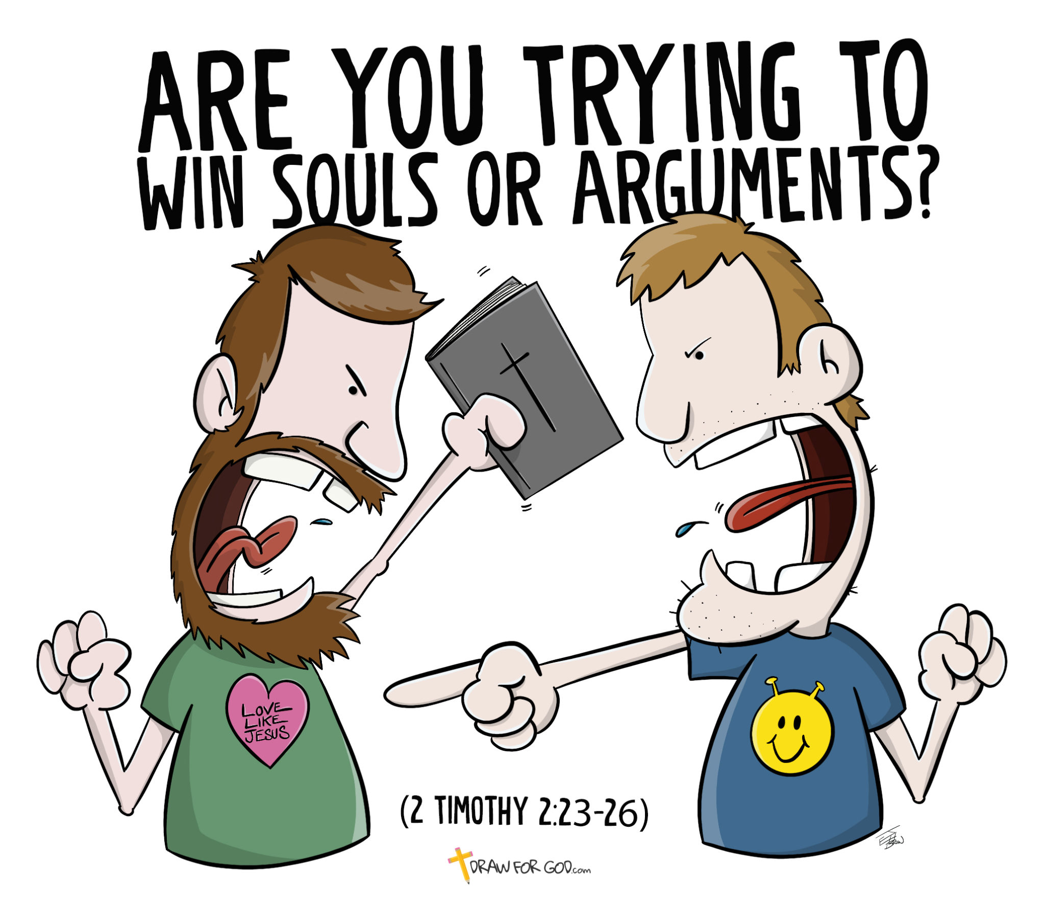 Winning Souls Or Arguments Christian Cartoons Winning Souls Or Arguments Christian Cartoons