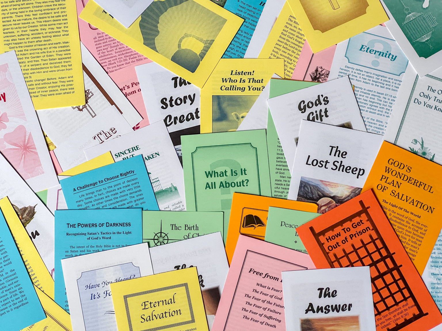 Free Christian Tracts - Draw For God