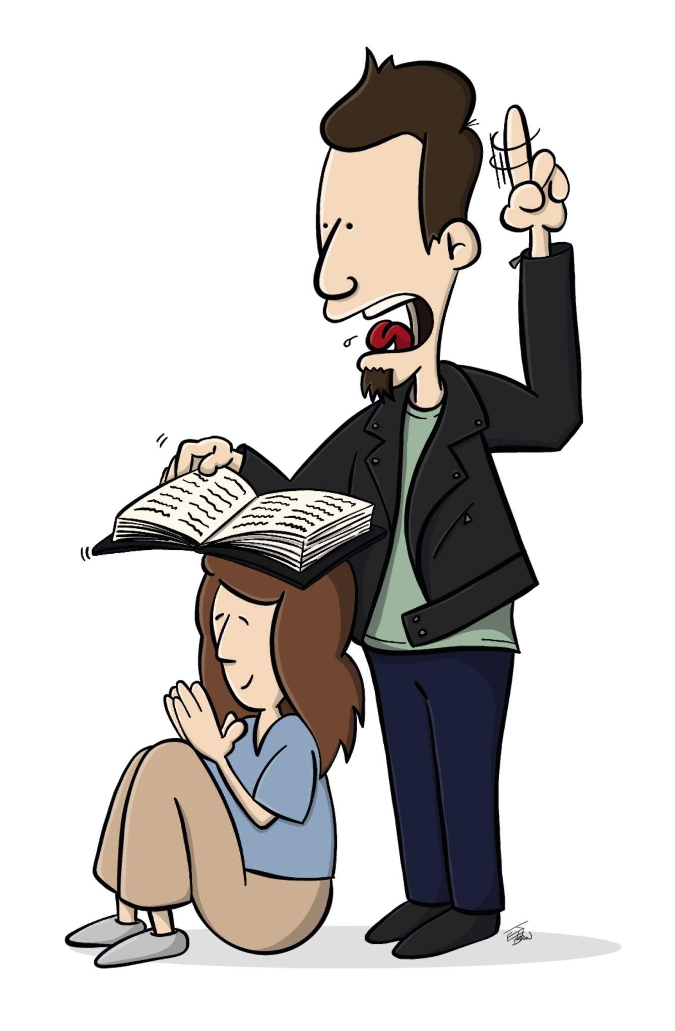 Custom Christian Cartoons - Draw For God